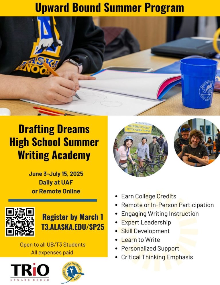 Drafting Dreams: High School Summer Writing Academy - T3 Alaska Program